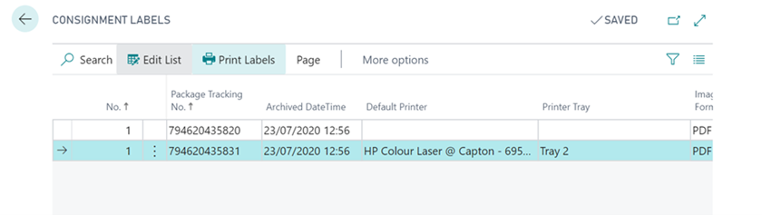 Clever Dynamics - Consignment Label Printing